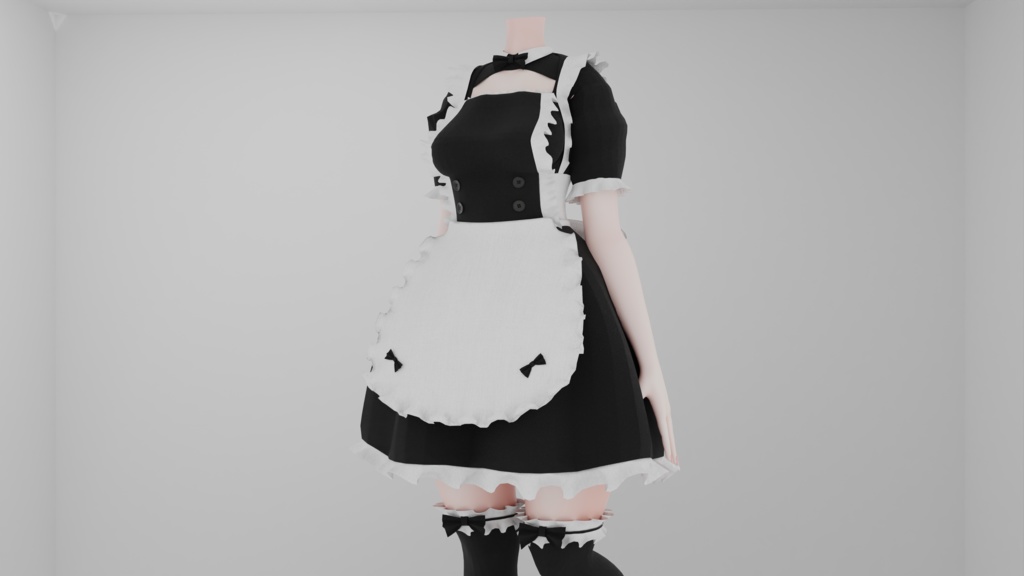 Maid Set [VRChat Asset] | [3D Asset] - SeiL's shop - BOOTH
