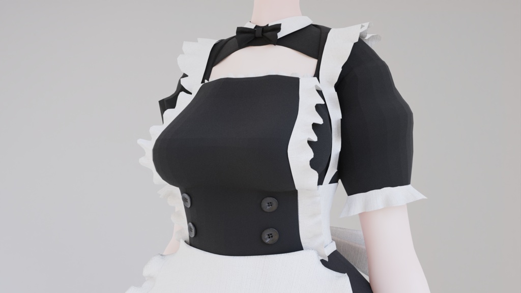 Maid Set [VRChat Asset] | [3D Asset] - SeiL's shop - BOOTH