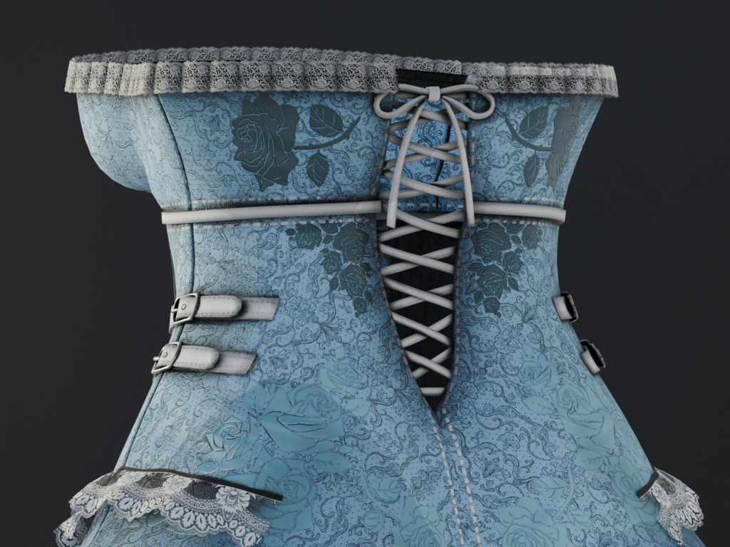 Corset Top コルセットトップ [VRChat Asset] | [3D Asset] - SeiL's shop - BOOTH