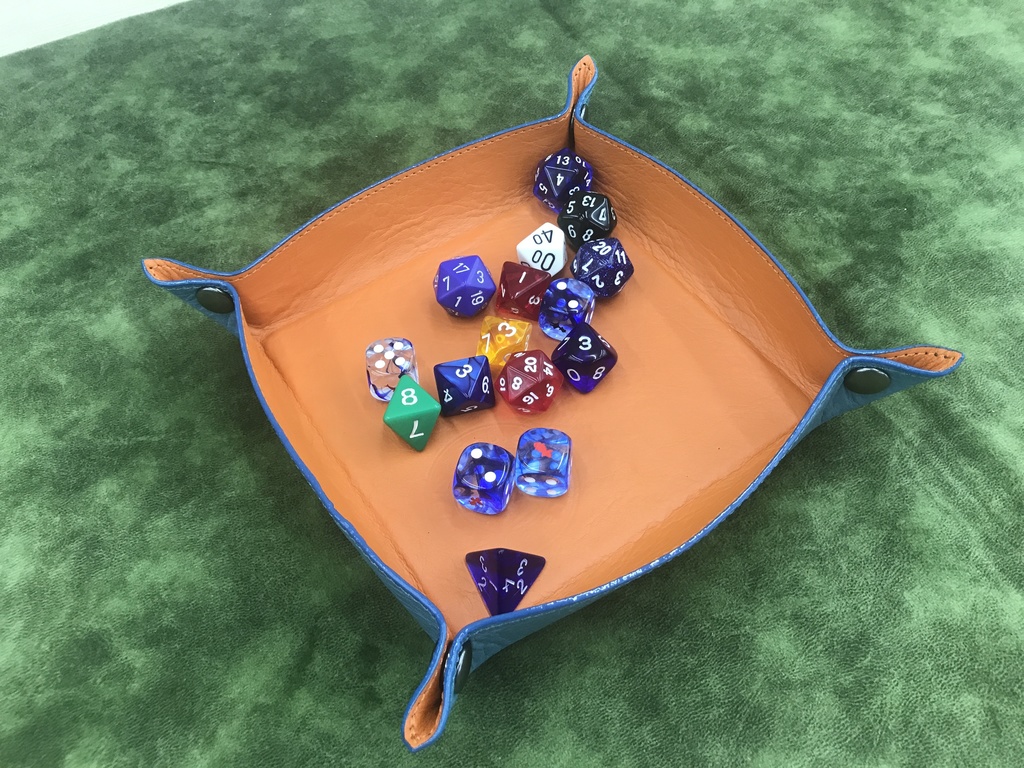 本革製 Table Game Cafe Sirocco オリジナルダイストレー - しろっこカフェ・オンライン - BOOTH