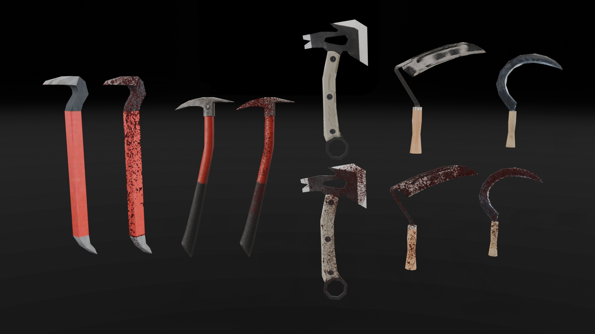 PSX Horror Melee Weapons Pack - RosenshineGames - BOOTH