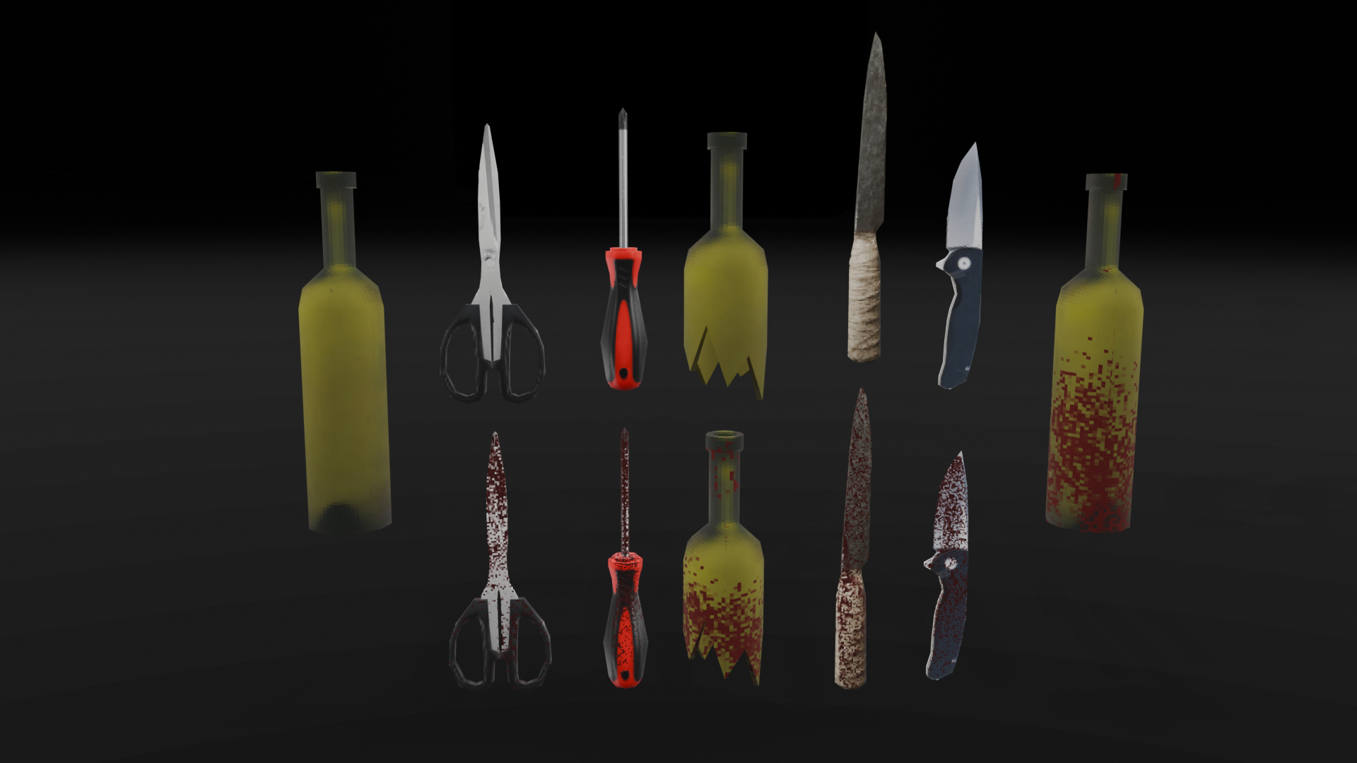 (SALE!) PSX Horror Melee Weapons Pack - RosenshineGames - BOOTH