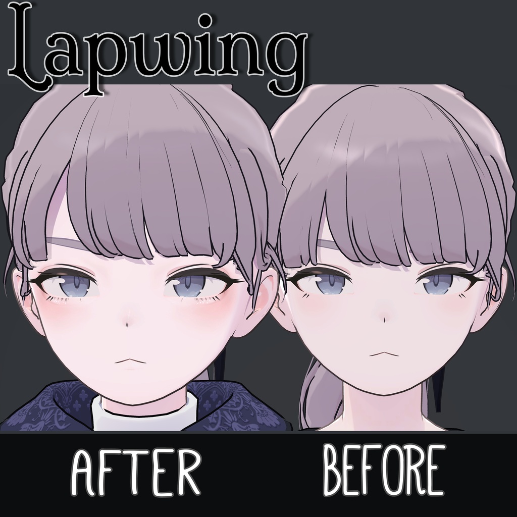 [VRChat] Lapwing Makeup Texture - Nyx - BOOTH