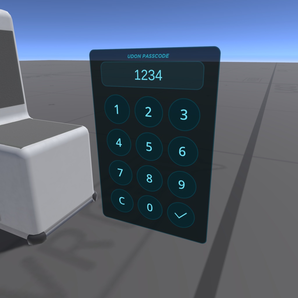 [VRChat] Udon PassCode - "Object Activation Control with Password" - なべあきのおみせ。 - BOOTH