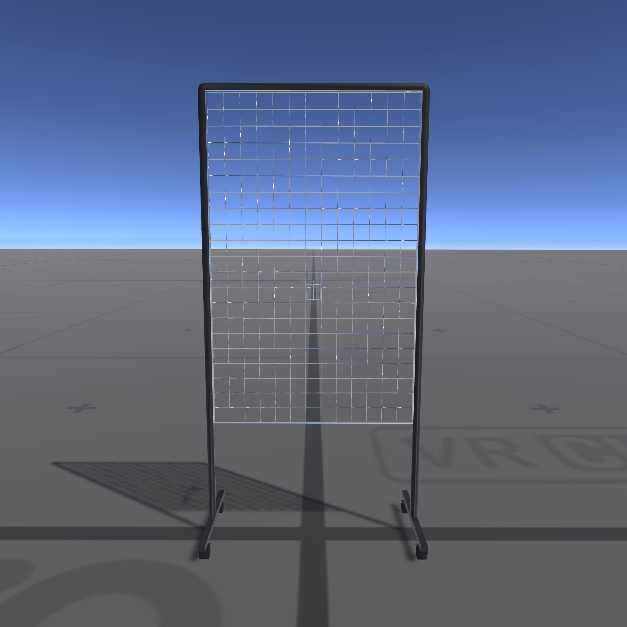 [VRChat] Mesh Panel Stand & Hook Set - なべあきのおみせ。 - BOOTH