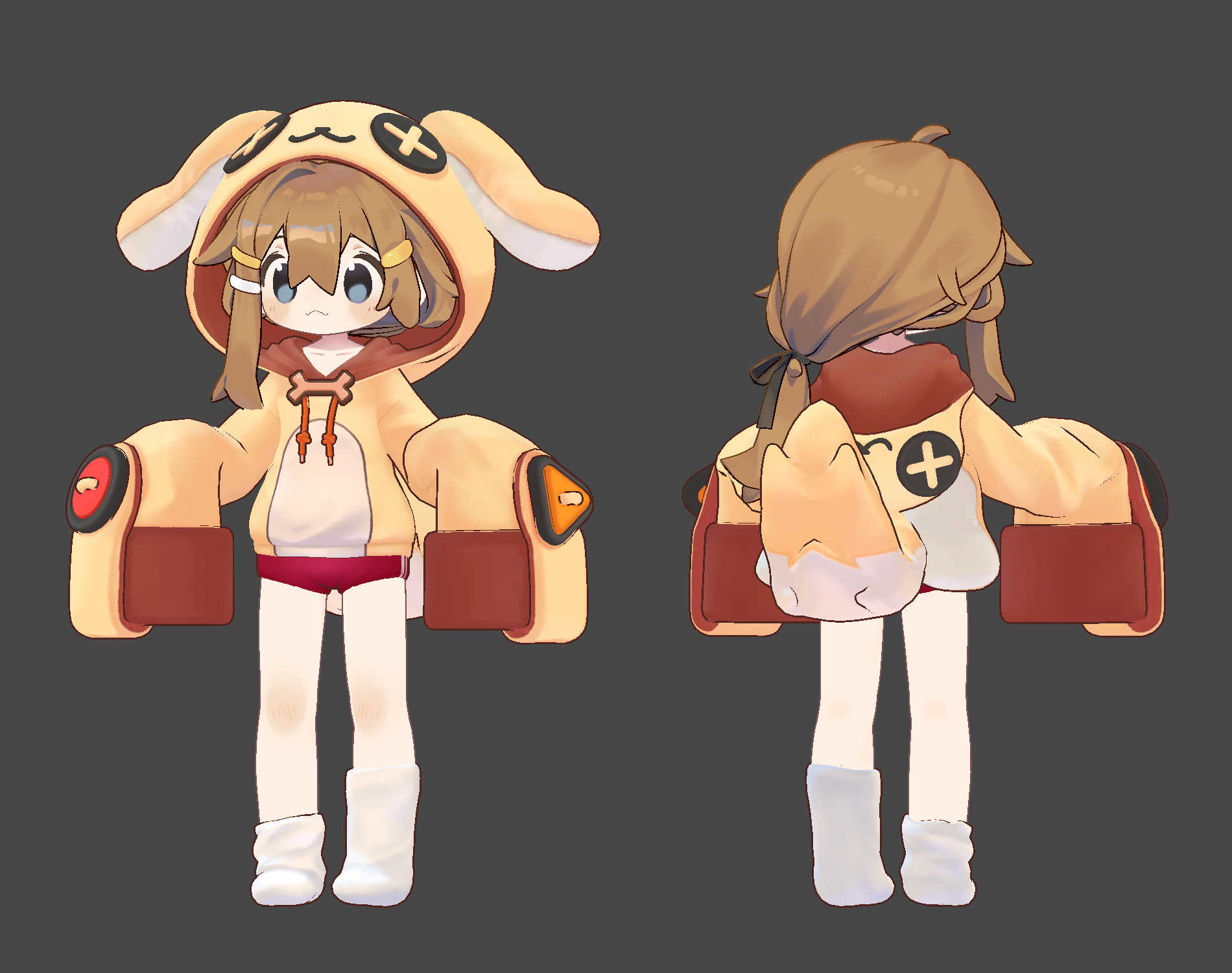 パピーパーカー【まめひなた用】 - P*Connect - BOOTH