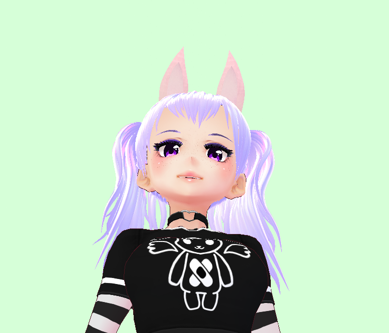 Vroid Hair Pigtails Preset ヘア Texture Bunny Ears - pincinmeese - BOOTH