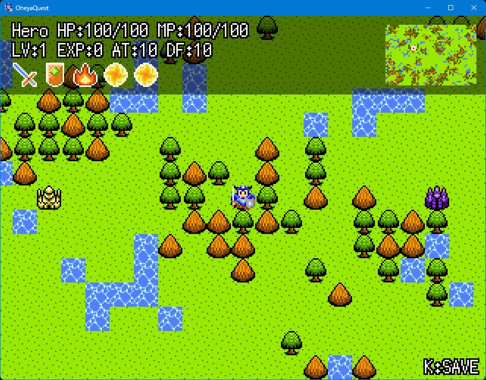 PythonとPygameで作る レトロ風RPG 全コード - るてんのお部屋 - BOOTH