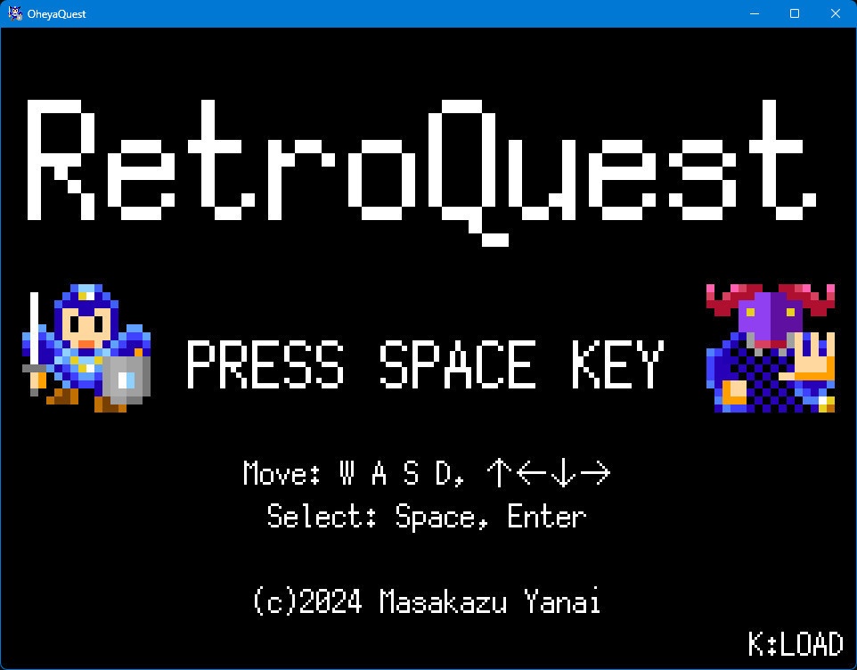 PythonとPygameで作る レトロ風RPG 全コード - るてんのお部屋 - BOOTH