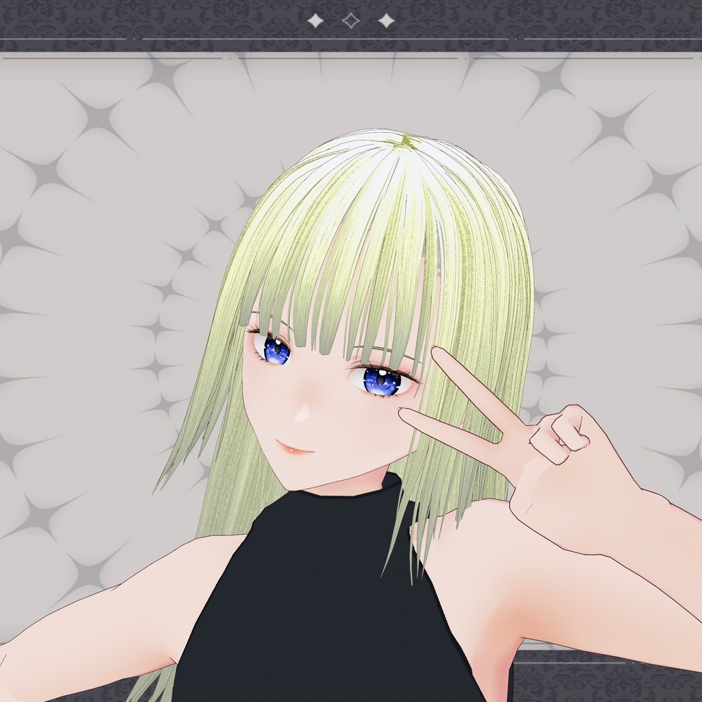 ユズ（Vroid,VRM,Xavatar） ※無料版あり - shop-perch - BOOTH
