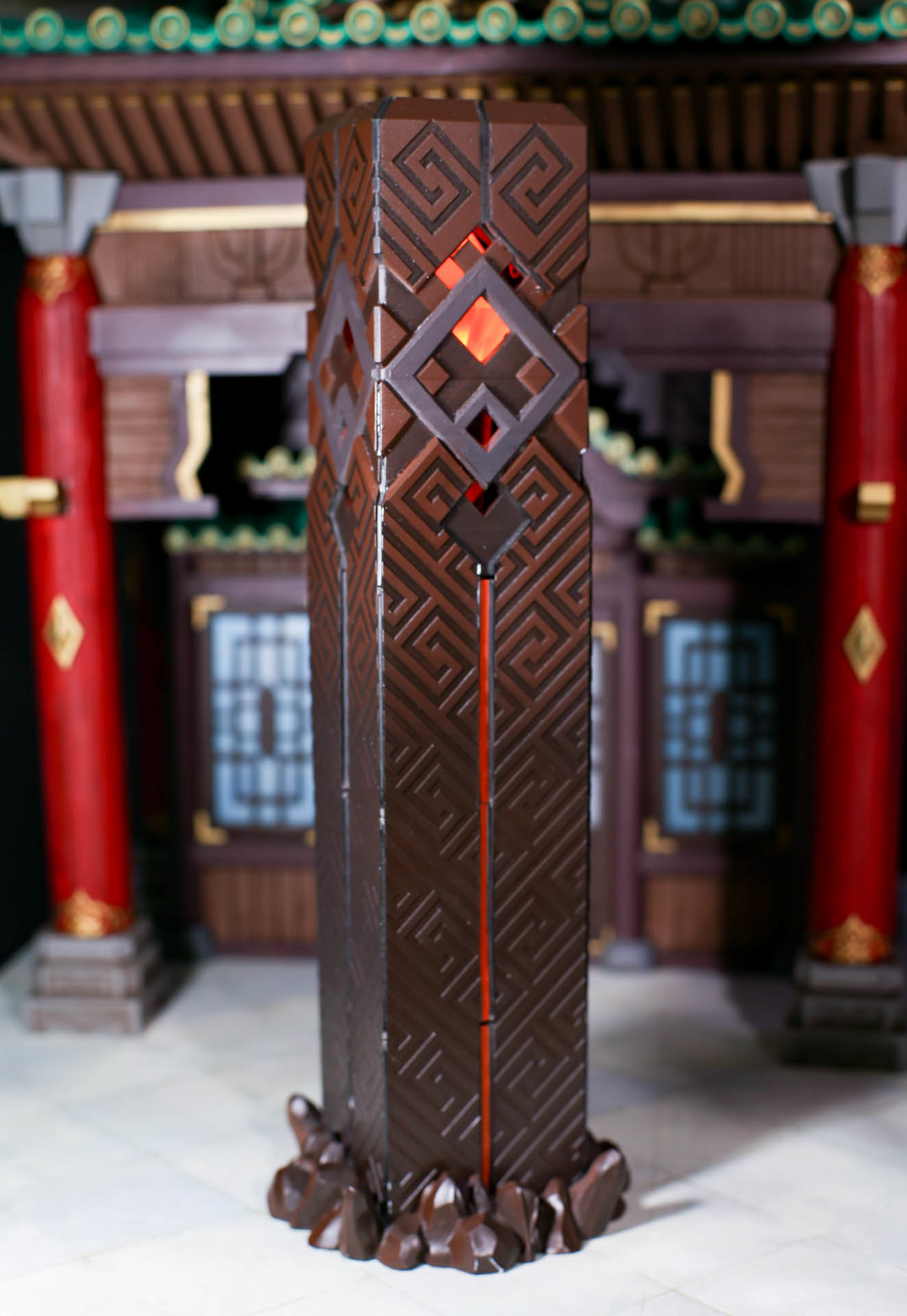 1/12 地心 (発光再現！鍾離の柱ガレージキット) - もでらんち - BOOTH