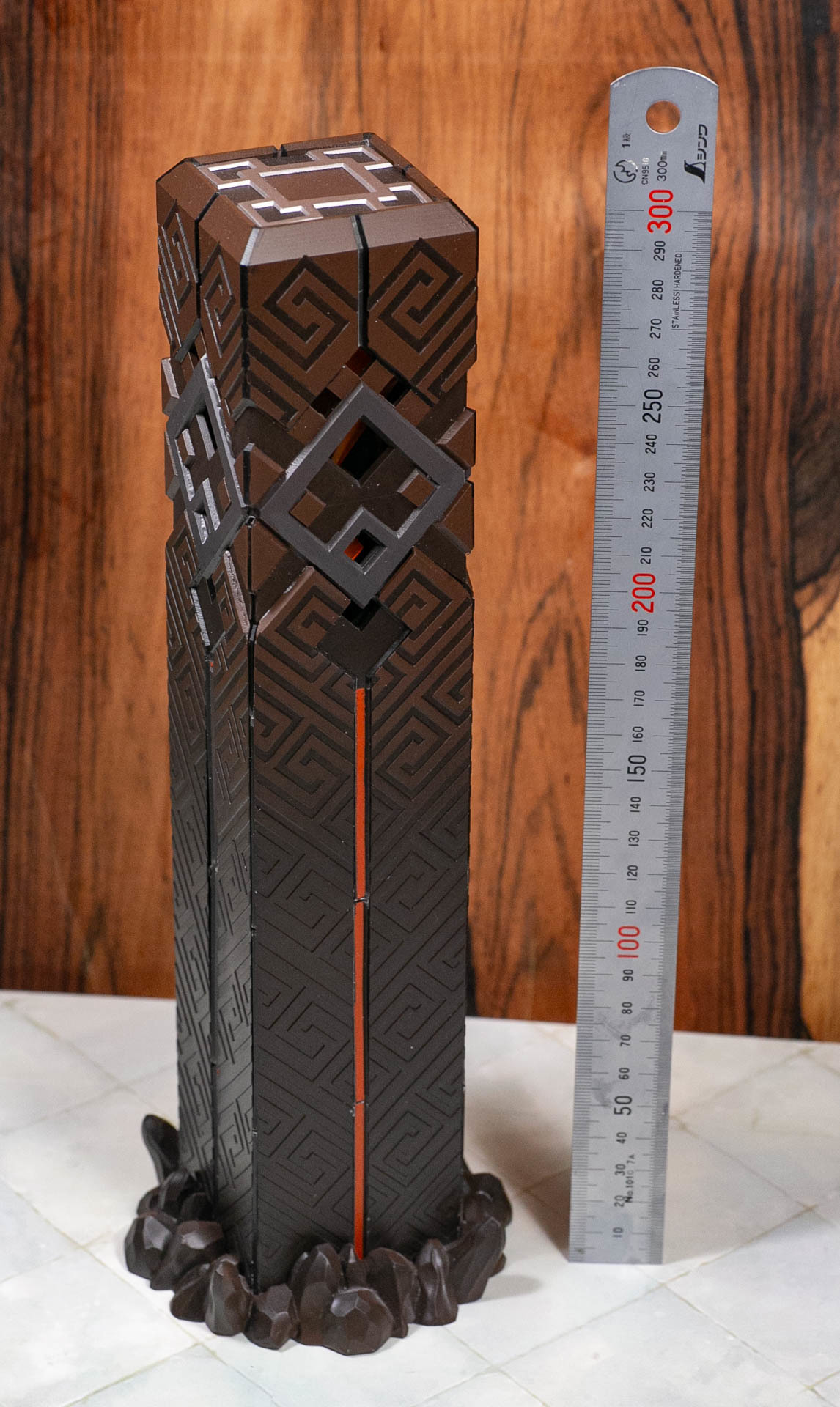 1/12 地心 (発光再現！鍾離の柱ガレージキット) - もでらんち - BOOTH