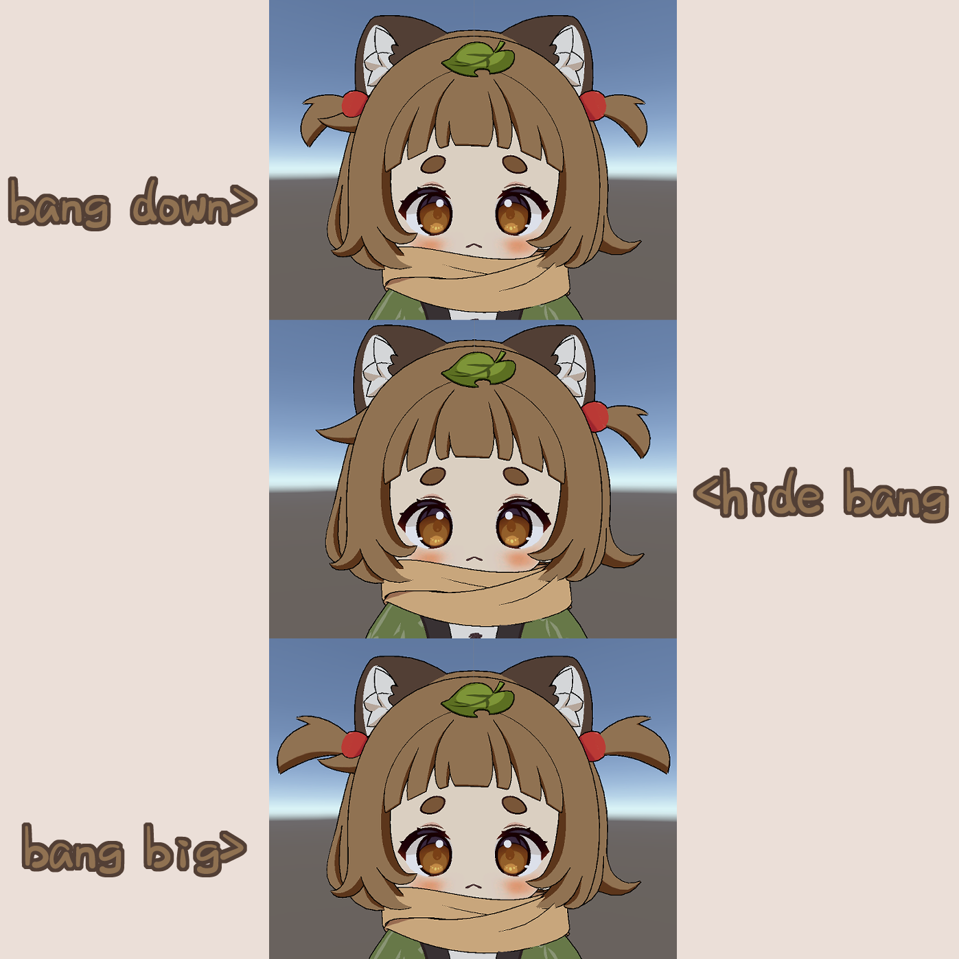 mini bang hair (For Pon) - amivr - BOOTH