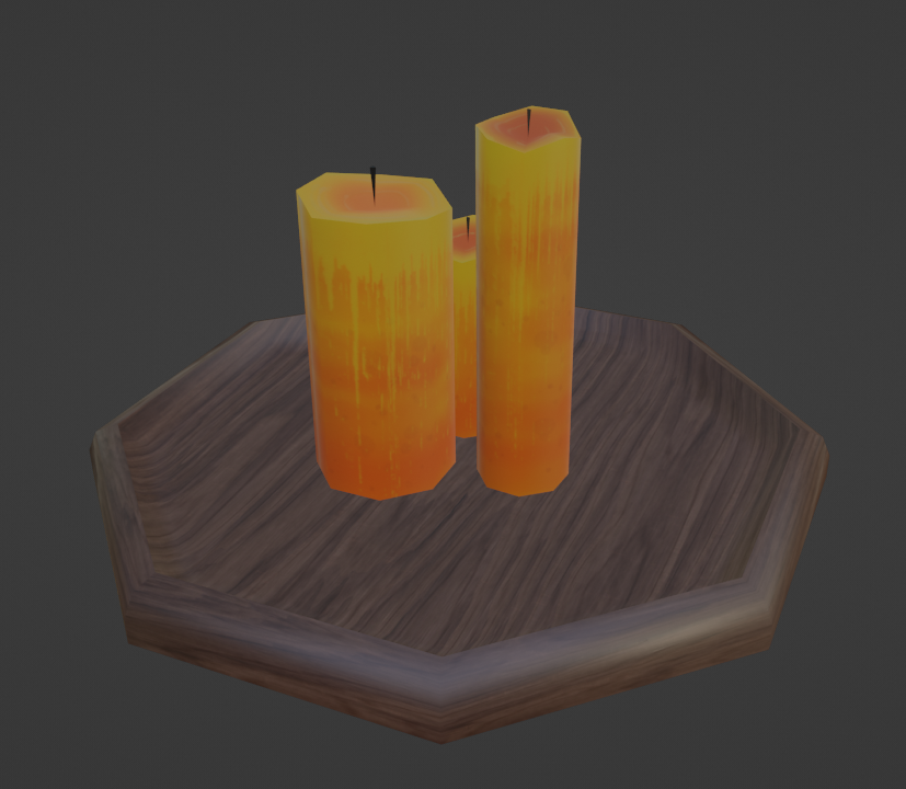 Candles - Game Ready - VRChat Ready - Unity Ready - Hachi Dog 3D Models ...
