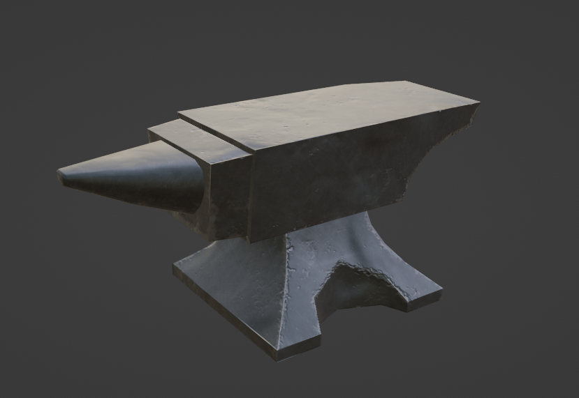 Anvil & Hammer - Low Poly - Game Ready - Hachi Dog 3D Models - BOOTH