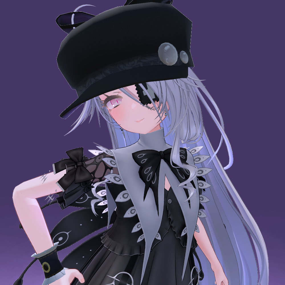 【VRChat想定】リボンキャスケット-Ribbon casket-【色違い5種セット】 - MURDERMEA - BOOTH