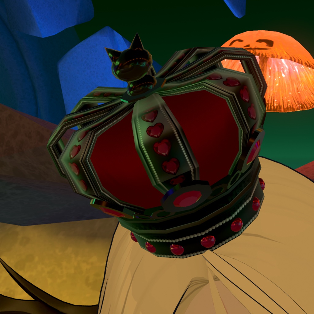 【VRChat想定】黒猫の王冠-Black cat crown- - MURDERMEA - BOOTH