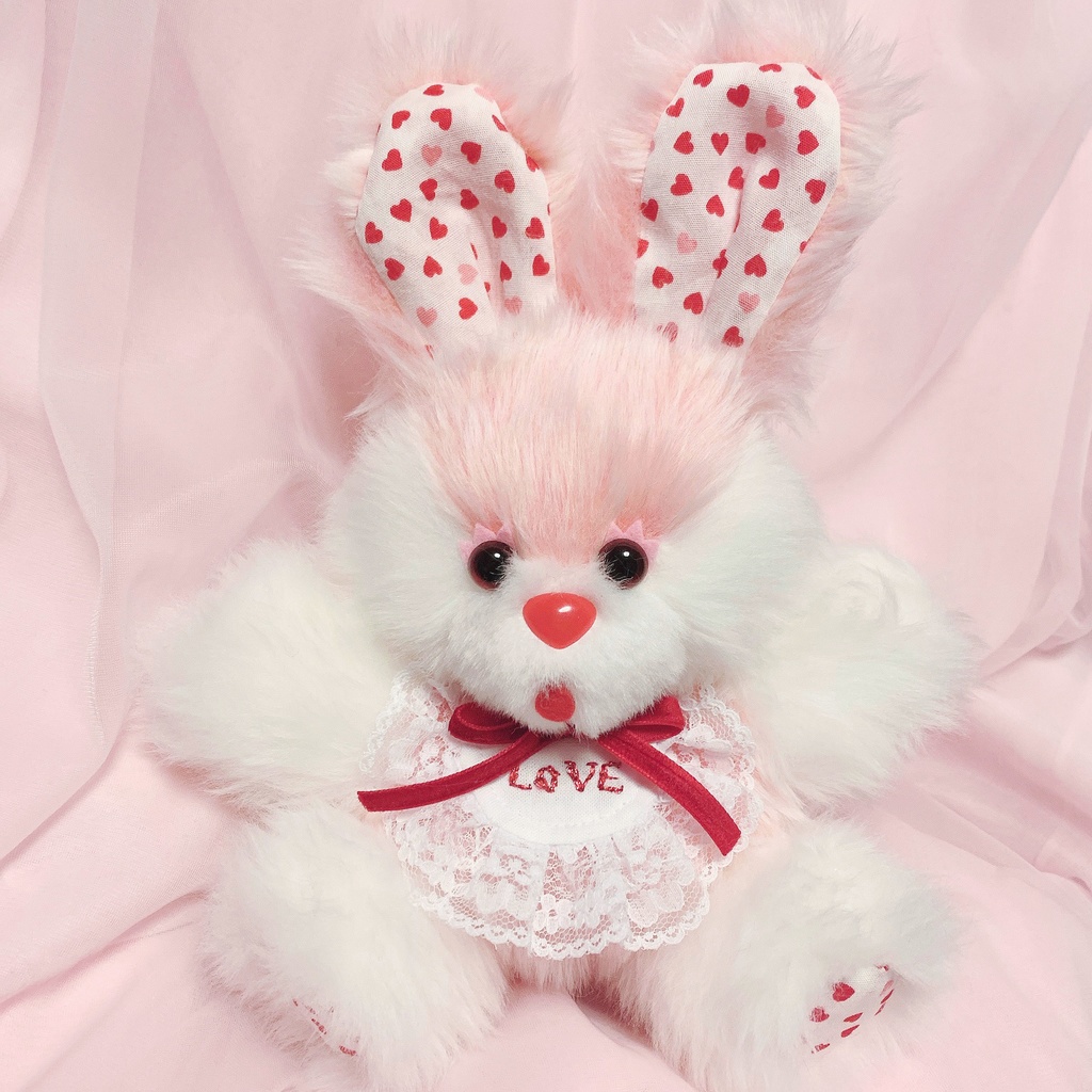 【受注作品】キラキラ手刺繍ぬいぐるみ用スタイ - ファンシートイショップ♡Carousel Rabbit - BOOTH