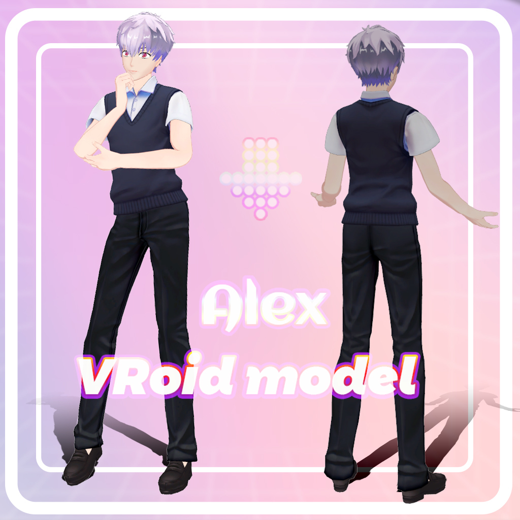 【VRoid/VRM Model】Alex/ アレックス - VTuber Stream Shop - BOOTH