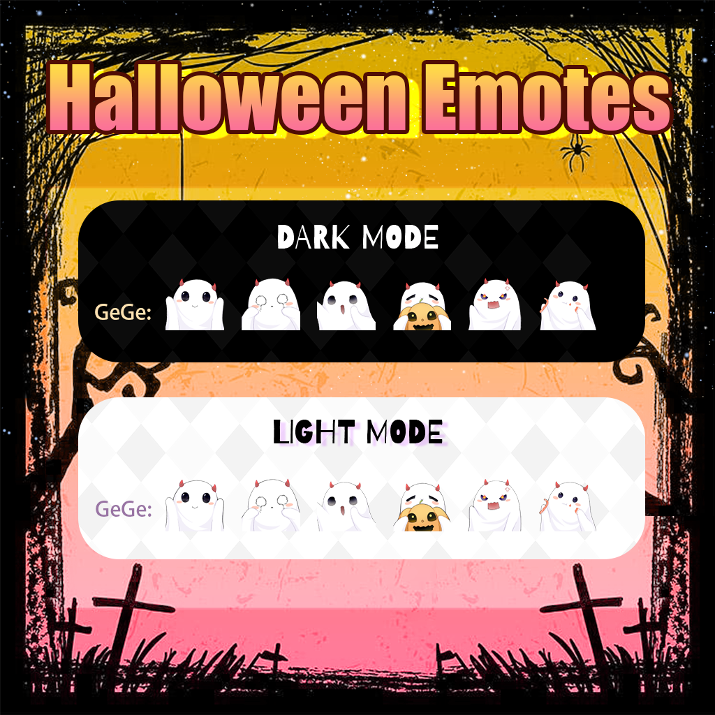 【Twitch Emote】Ghost Twitch Emotes | Livestream Emote, Cute Emote ...