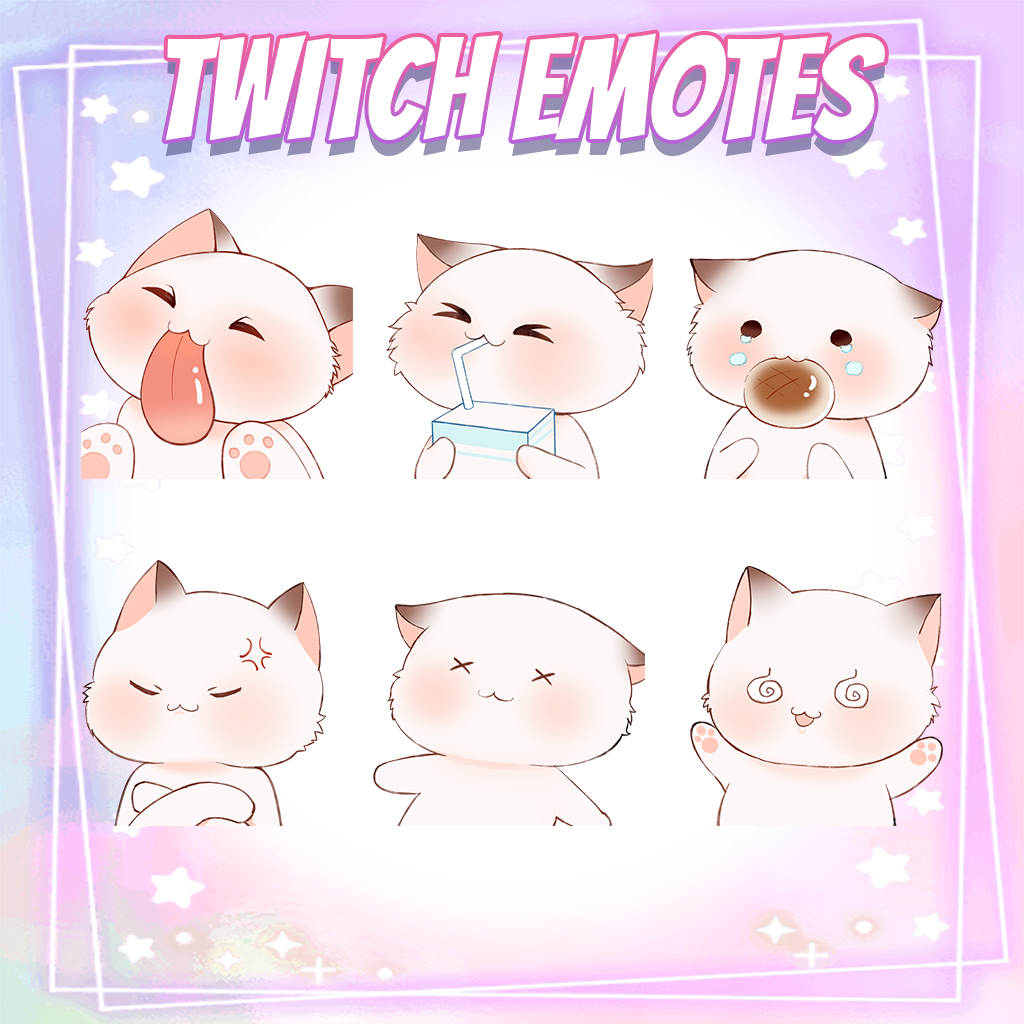 【Twitch Emote】Glutinous rice puppy Twitch Emotes | Livestream Emote ...