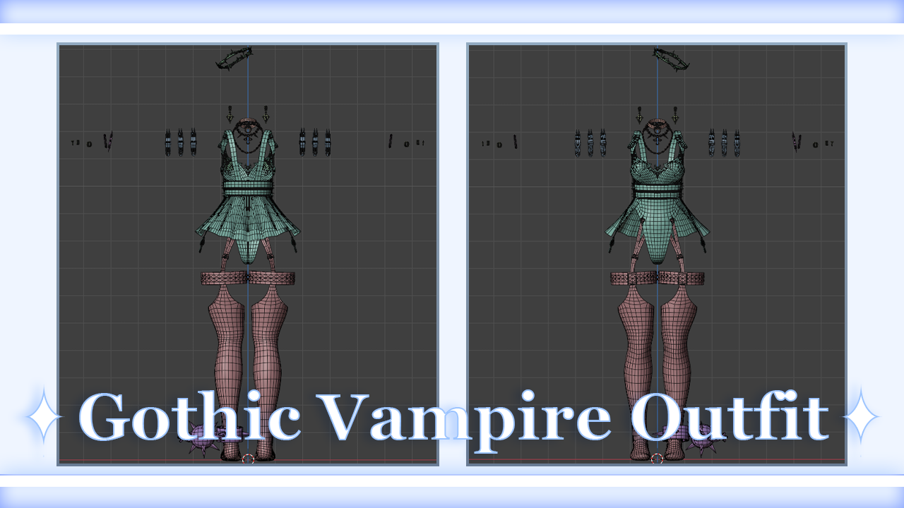 Gothic Vampire Outfit [Shinano] - ･°˖ ANA RAM ˖°. - BOOTH