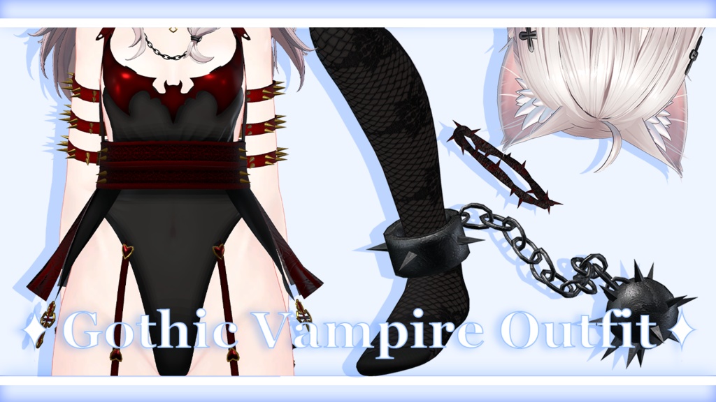 Gothic Vampire Outfit [Shinano] - ･°˖ ANA RAM ˖°. - BOOTH