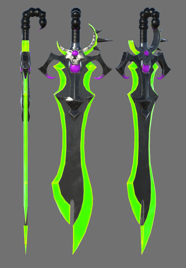 Flaming Raging Poisoning Sword of Doom - lyra121 - BOOTH