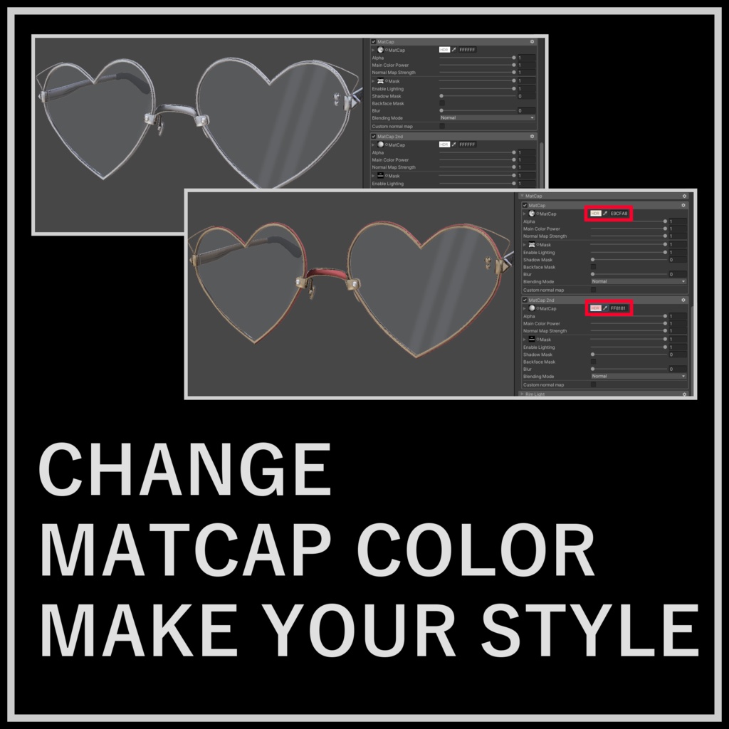 Vrchat Heart Sunglasses Borish Booth