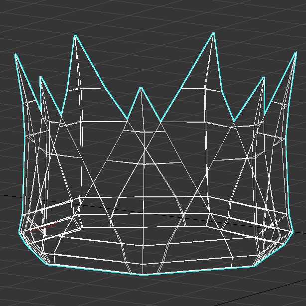 Paper Crown - Low Poly / ペーパークラウン-ローポリ For VRChat / Unity - Rope's ...