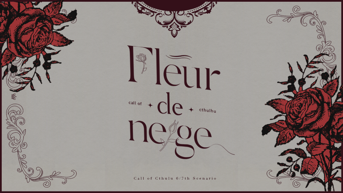 【CoC 6/7th】 「Fleur de neige」 SPLL:E109646 - 辺銀書房 - BOOTH
