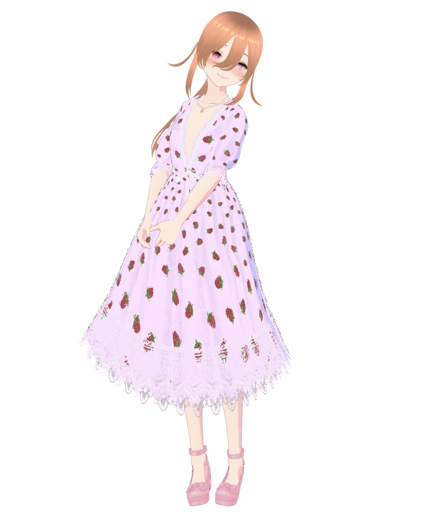 [Vroid] Strawberry Dress - zonezone - BOOTH