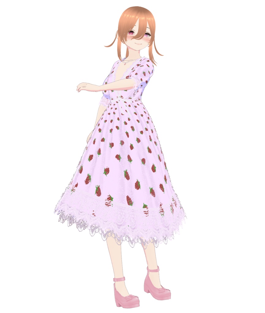 [Vroid] Strawberry Dress - zonezone - BOOTH