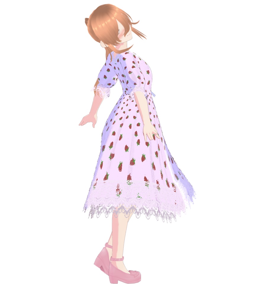 [Vroid] Strawberry Dress - zonezone - BOOTH
