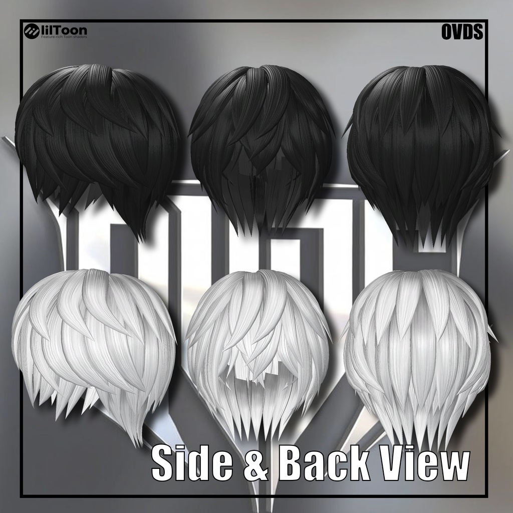 [VRC Hair] Layered Wolf Cut [MA supported] - OVDS - BOOTH