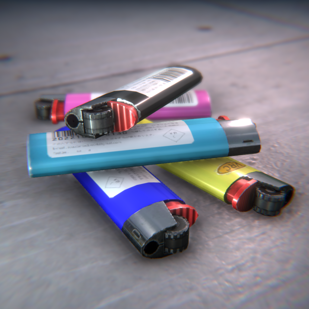 コンビニの安いライター - sou works - BOOTH