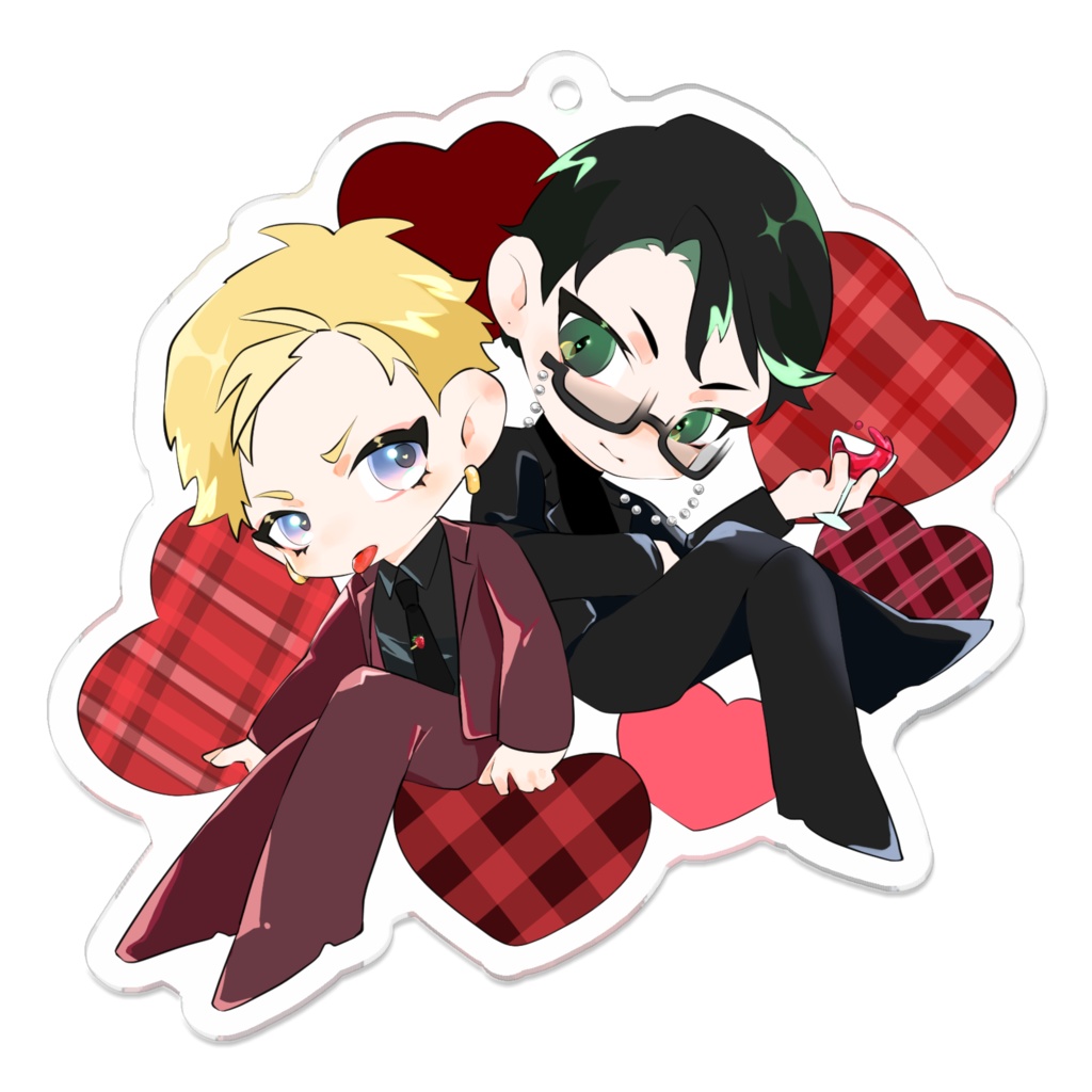 【オリジナル】やとほすアクキー - 220 - BOOTH