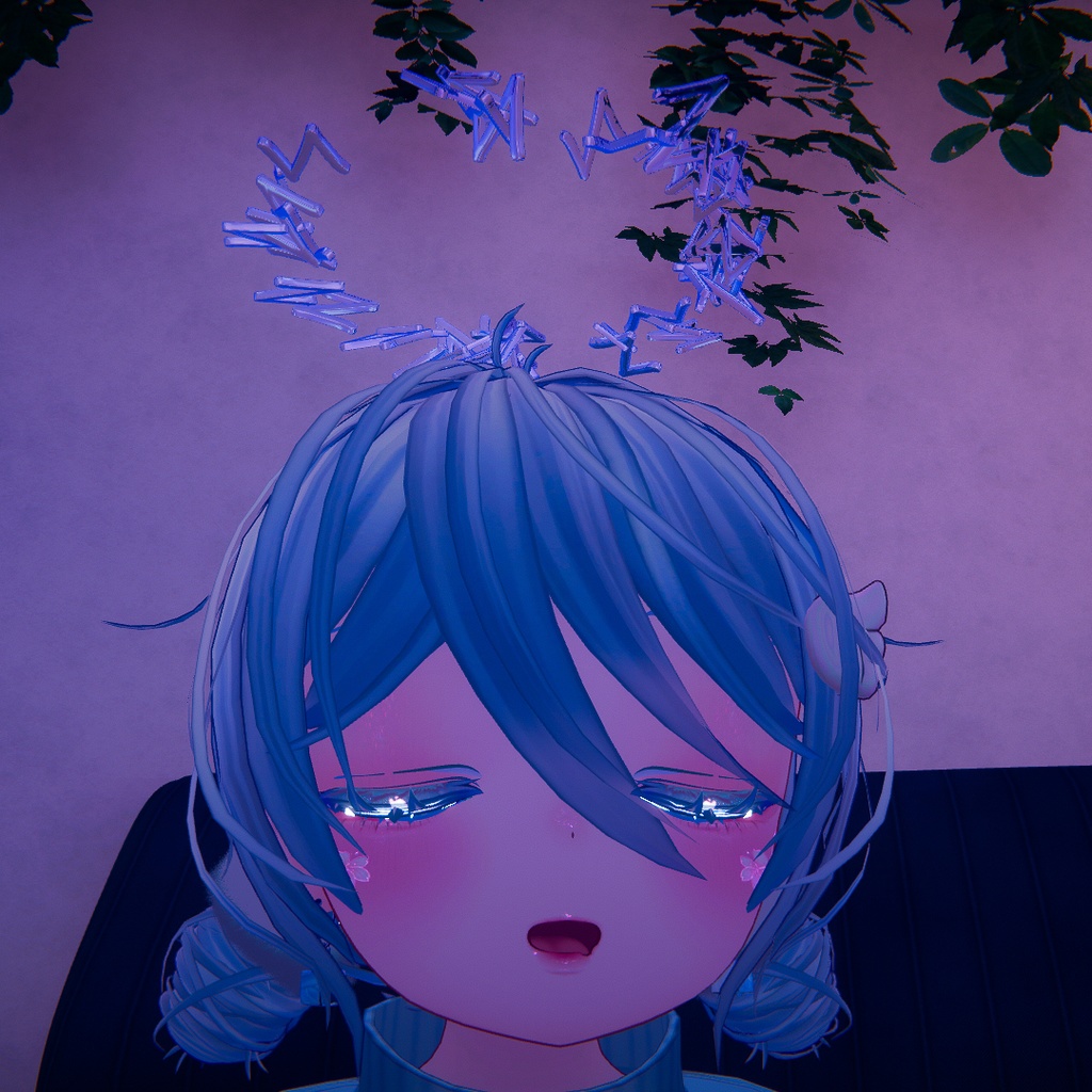 【アニメーション付き】Zzz...Halo - はるさめ雑貨店 - BOOTH