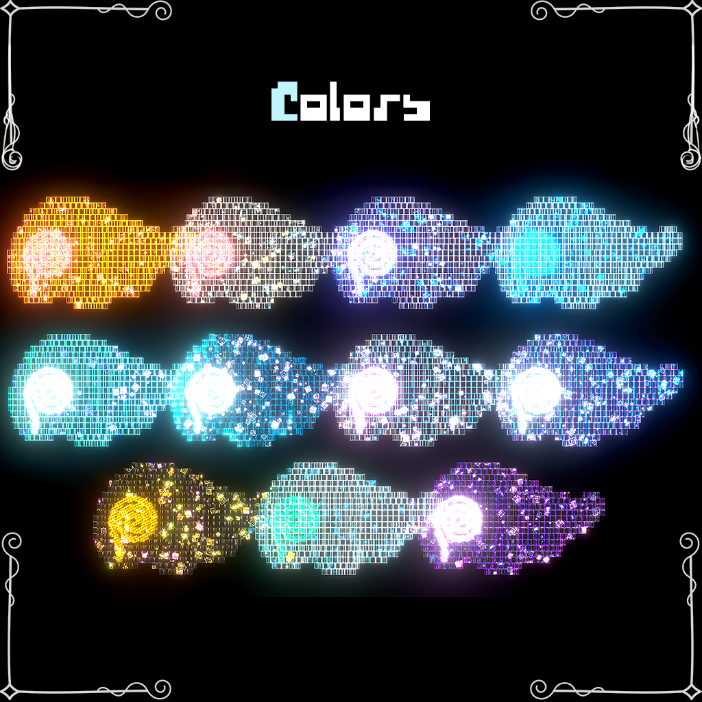 【ボクセル天使】Voxel Angel Set - はるさめ雑貨店 - BOOTH