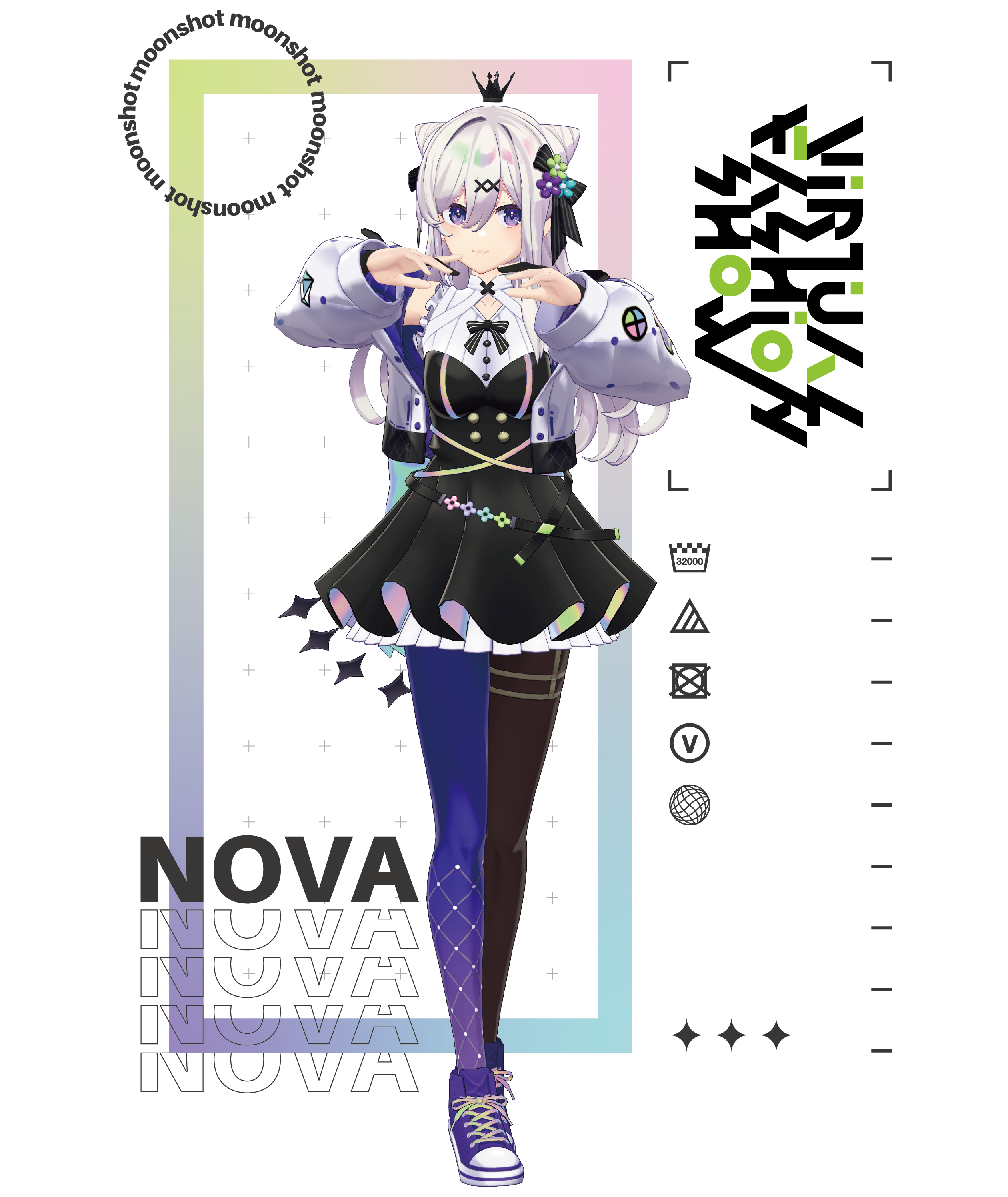 オリジナル3Dモデル『nova』 #moonshot_nova - moonshot - BOOTH