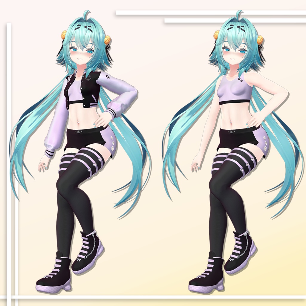 [3Dモデル]ML_Outfit(Rindo 竜胆専用) - Pini - BOOTH