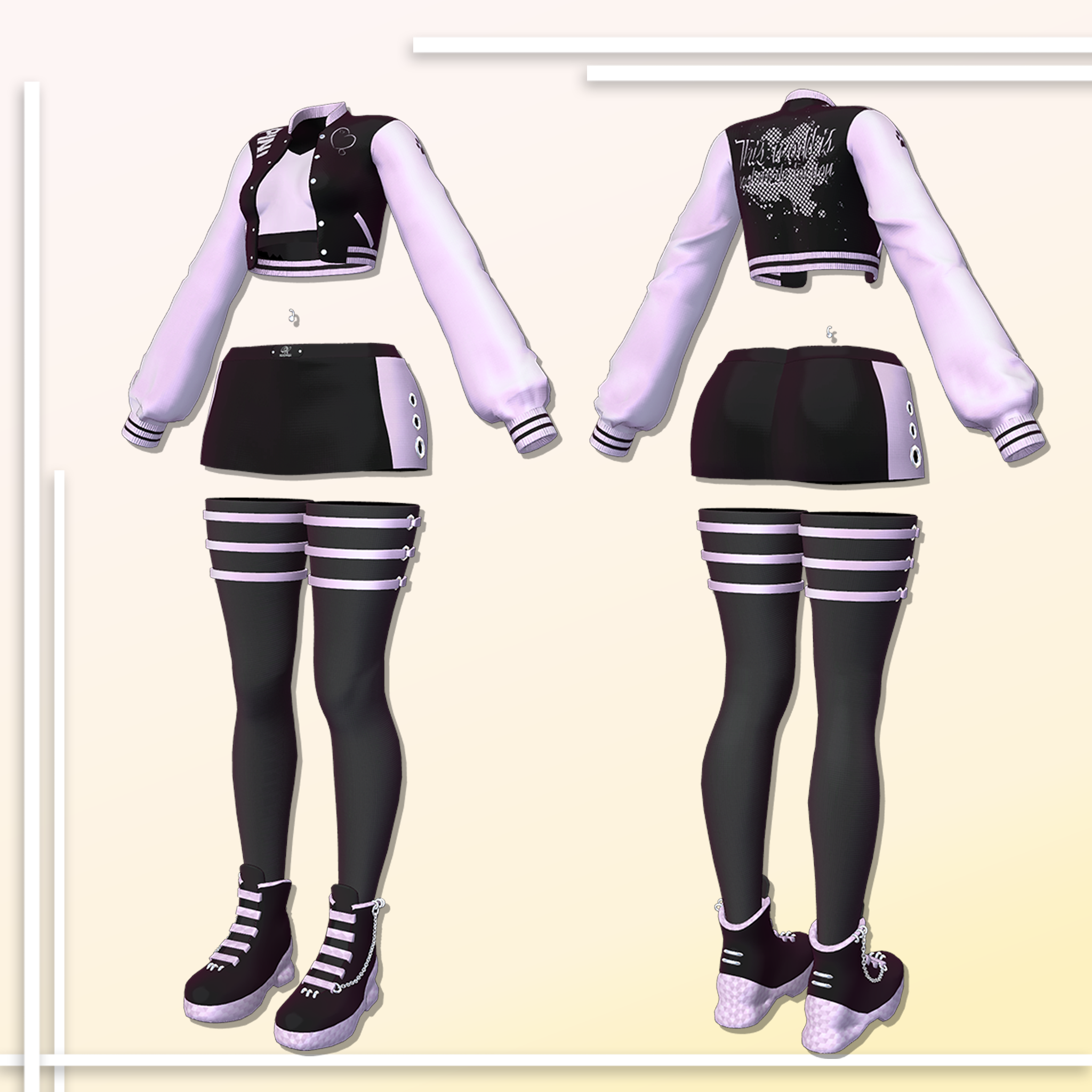 [3Dモデル]ML_Outfit(Rindo 竜胆専用) - Pini - BOOTH