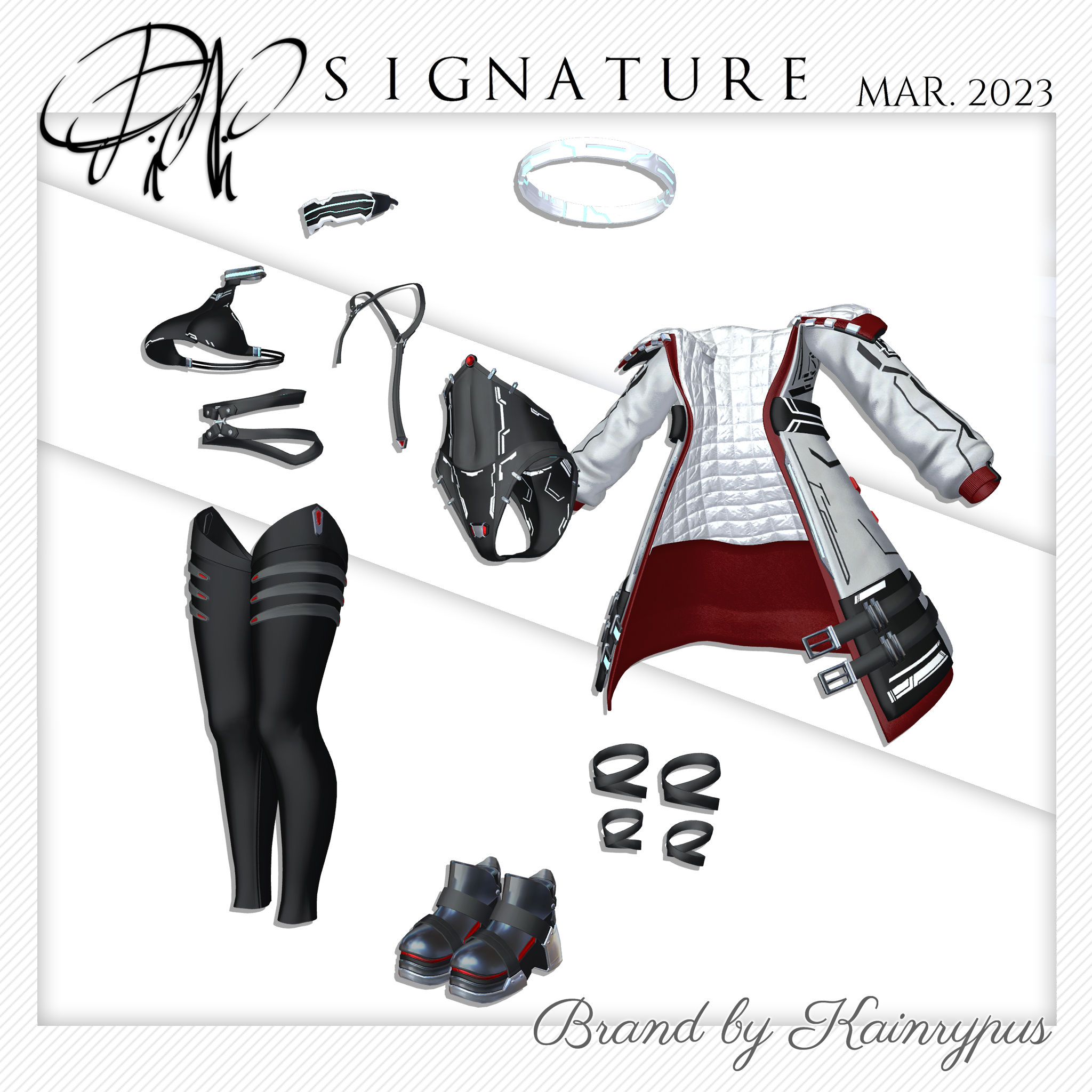 [3Dモデル]Signature. High - Tech - Pini - BOOTH