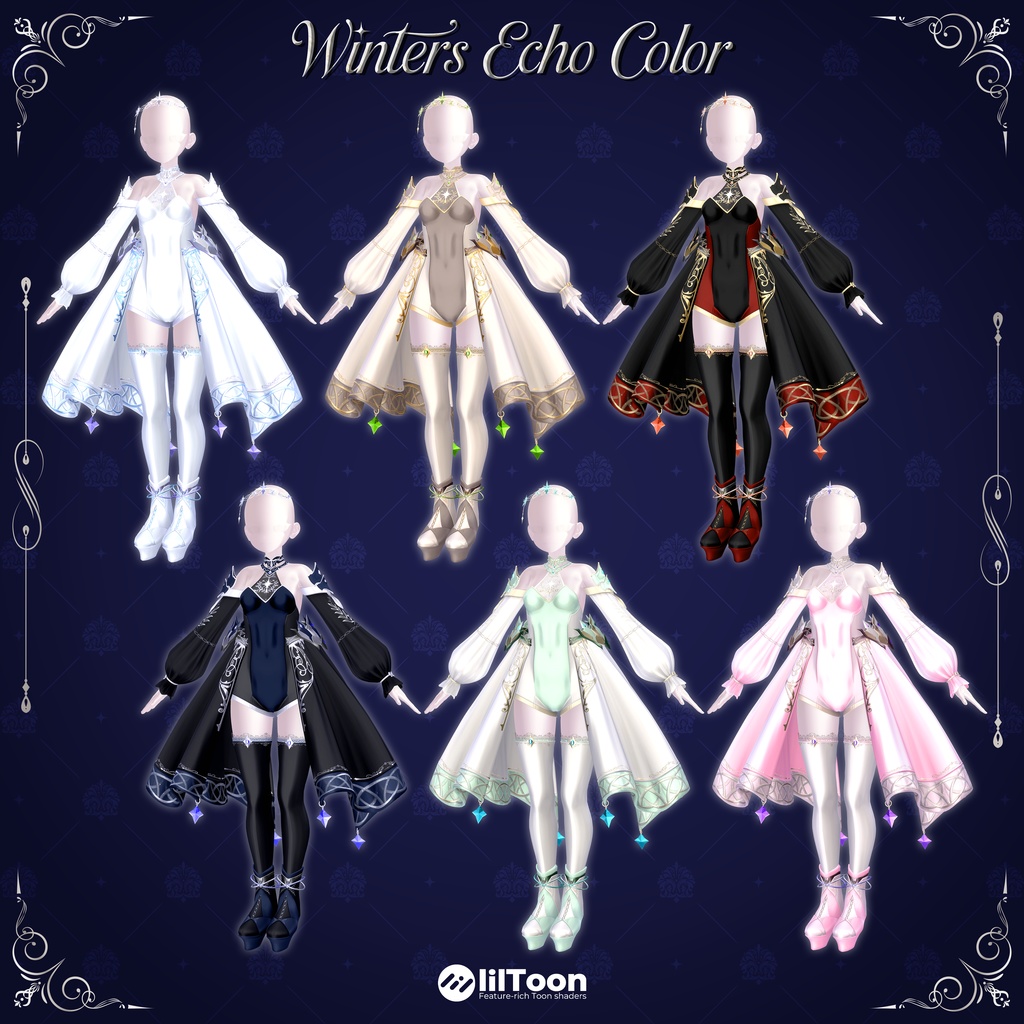 [3Dモデル]「 Winters Echo 」& ( Free ) Frost Staff🎁 - Pini - BOOTH