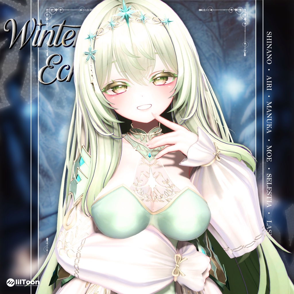 [3Dモデル]「 Winters Echo 」& ( Free ) Frost Staff🎁 - Pini - BOOTH