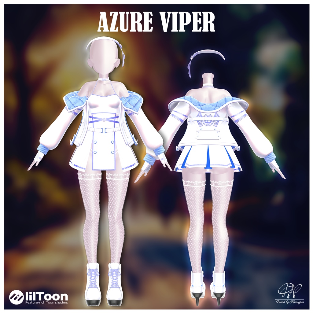 [3Dモデル] 「 Azure Viper 」 🐍 - Pini - BOOTH