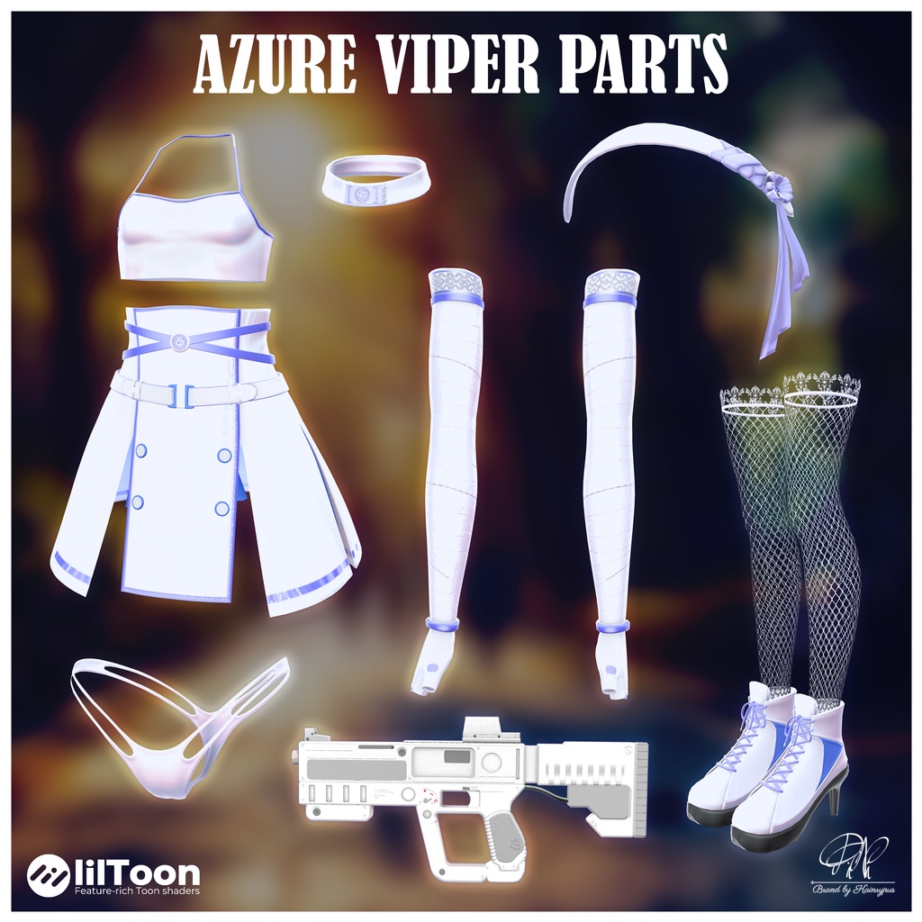 [3Dモデル] 「 Azure Viper 」 🐍 - Pini - BOOTH