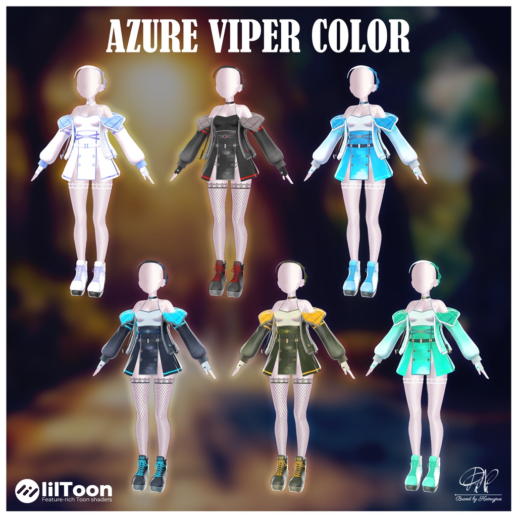 🎊年末年始【30％】セール！🎊[3Dモデル] 「 Azure Viper 」 🐍 - Pini - BOOTH