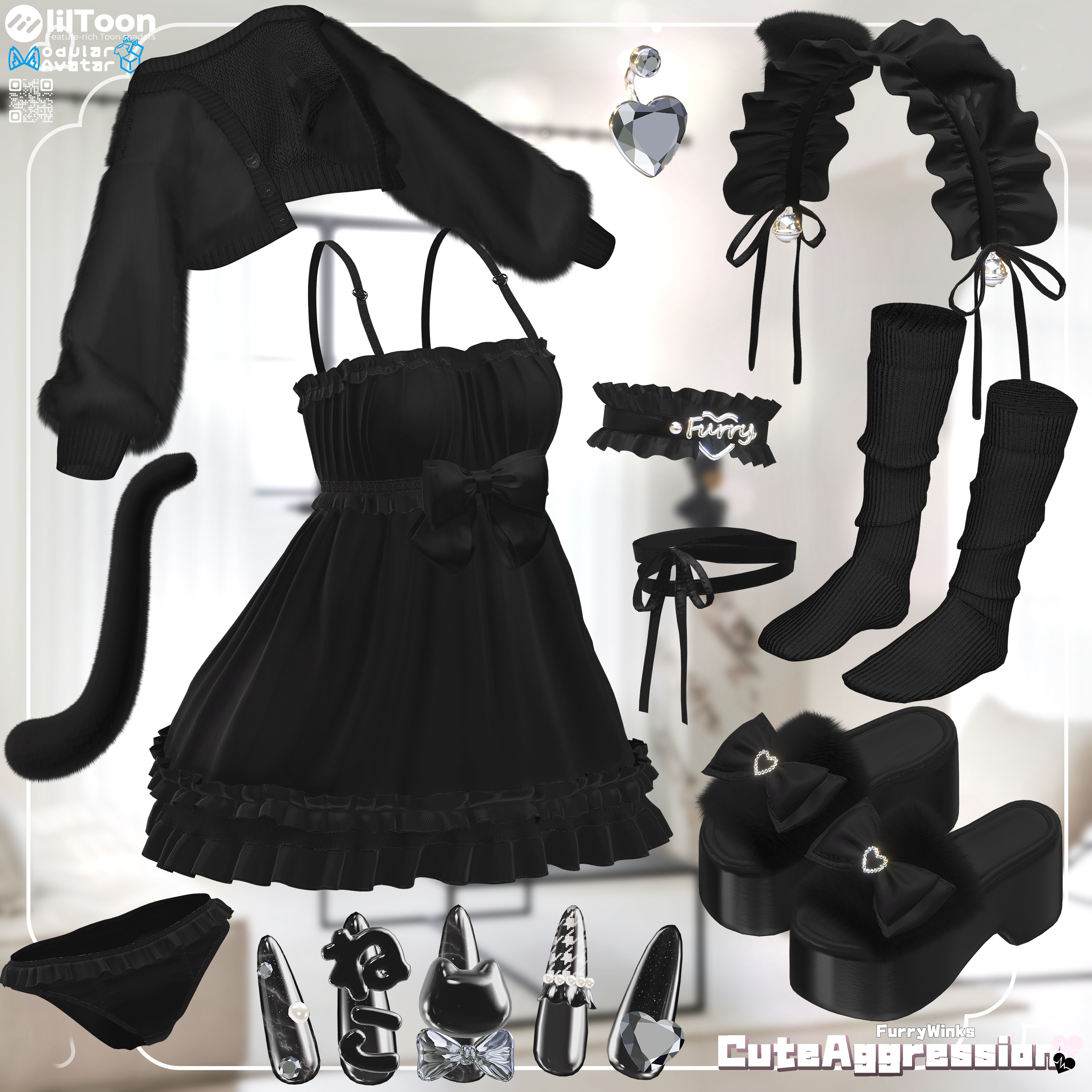 CuteAggression 🩷10アバター対応 - FurryWinks - BOOTH
