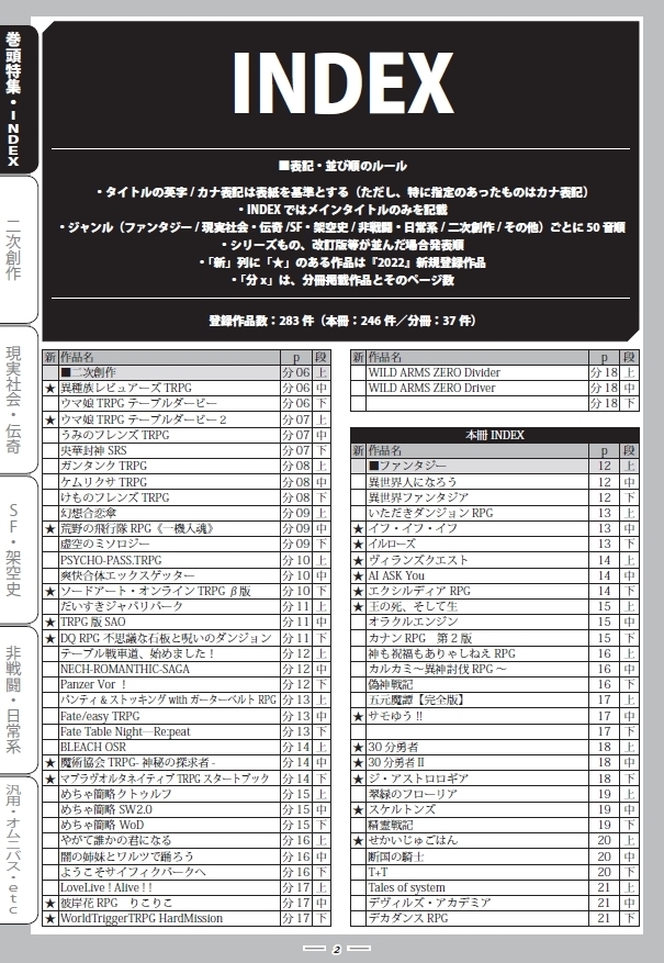 同人TRPGカタログ2023[分冊] - 潮屋G.P.S - BOOTH
